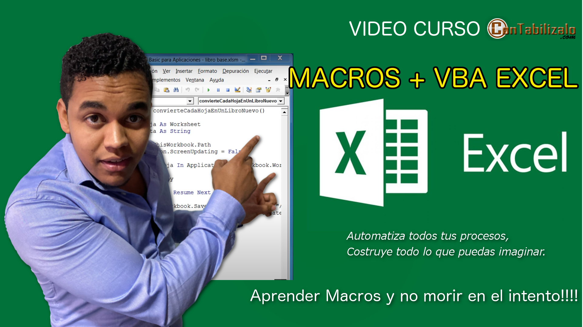 Video Curso de Macros y VBA Excel - ConTabilizalo.com